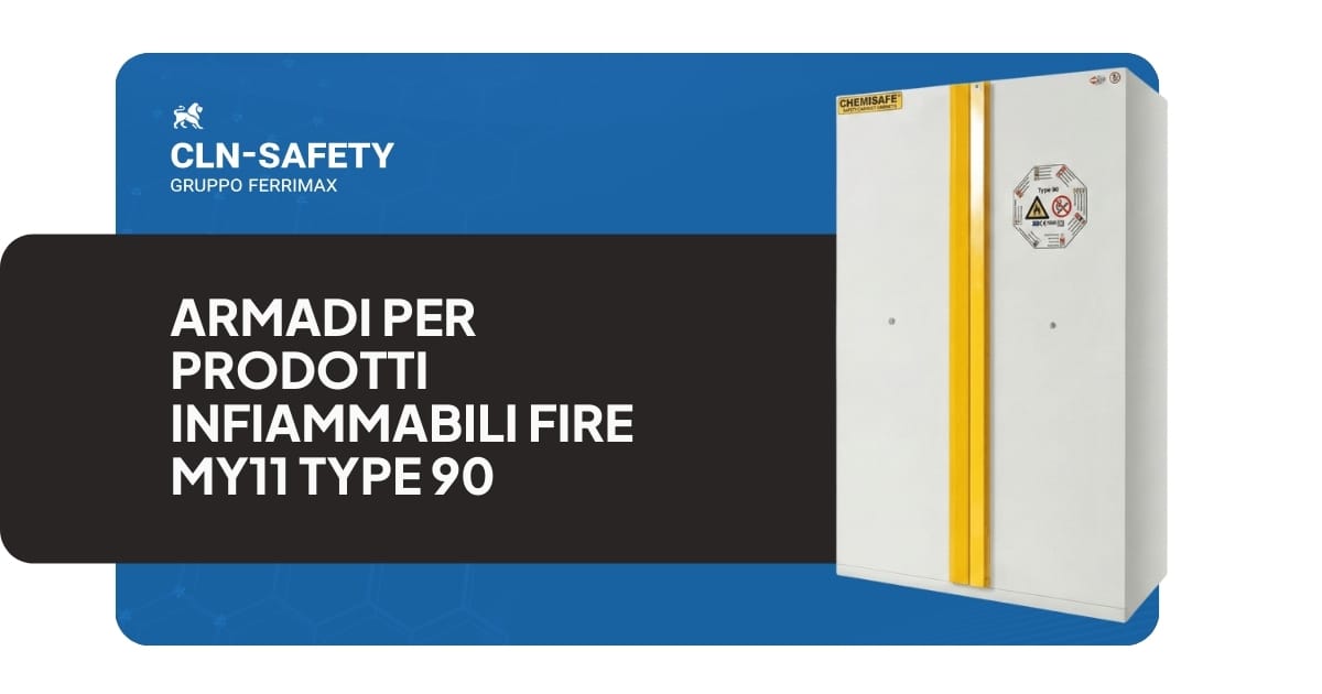 Armadio Sicurezza Infiammabili Type 90 Fire MY11 | Certificato EN 14470-1